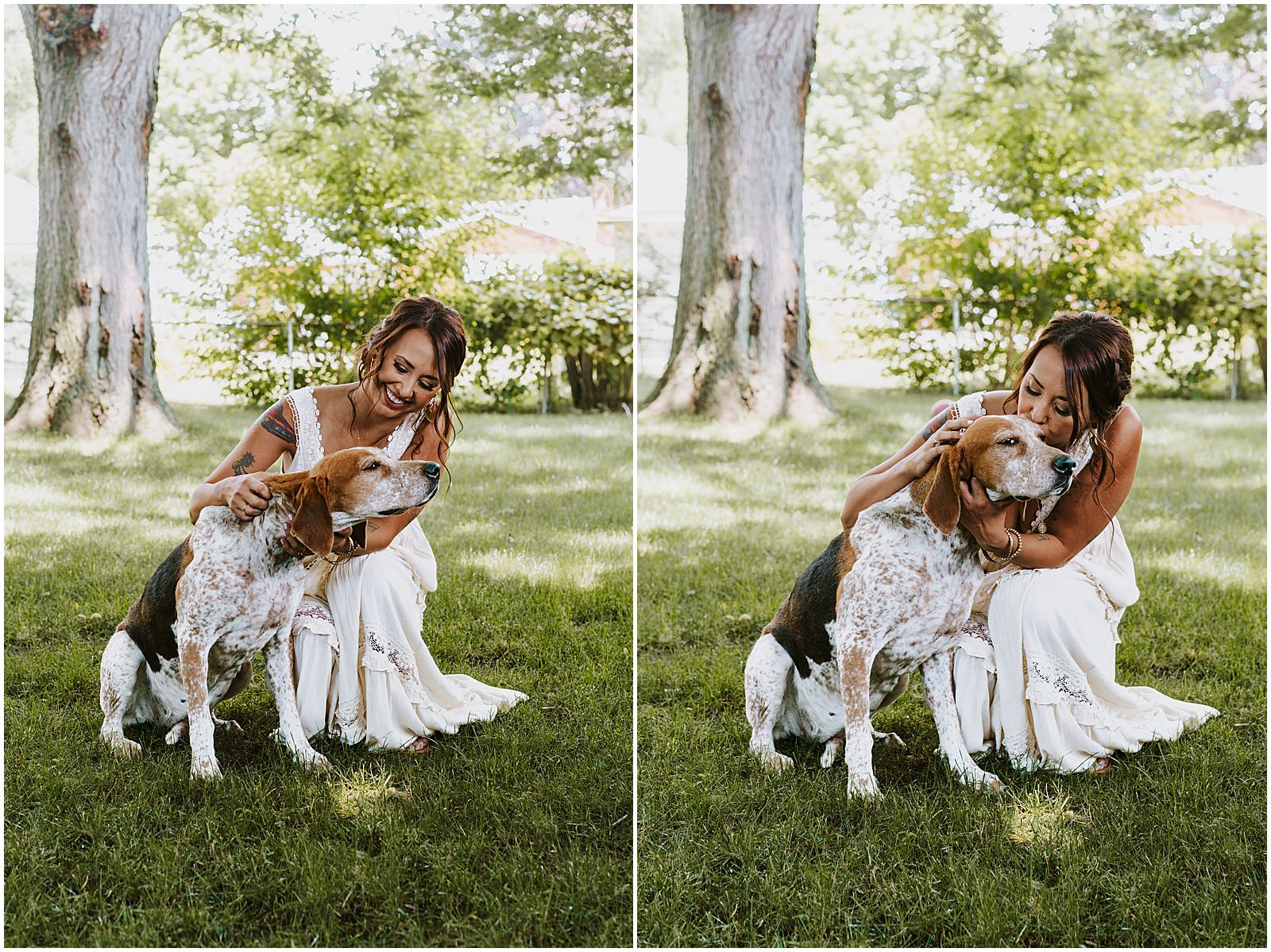 Summer Detroit Backyard Wedding | Madalyn Muncy Photography