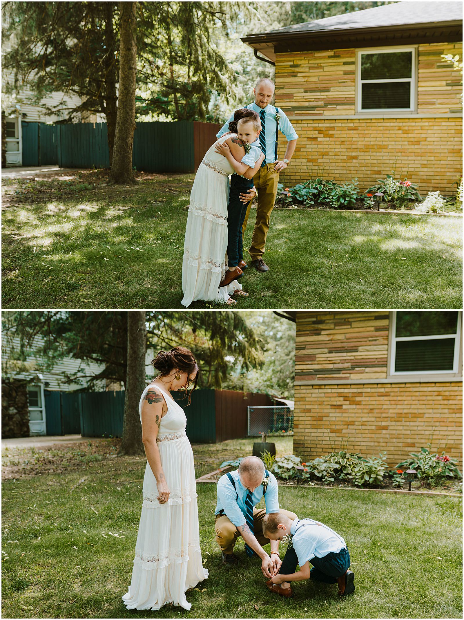 Summer Detroit Backyard Wedding | Madalyn Muncy Photography