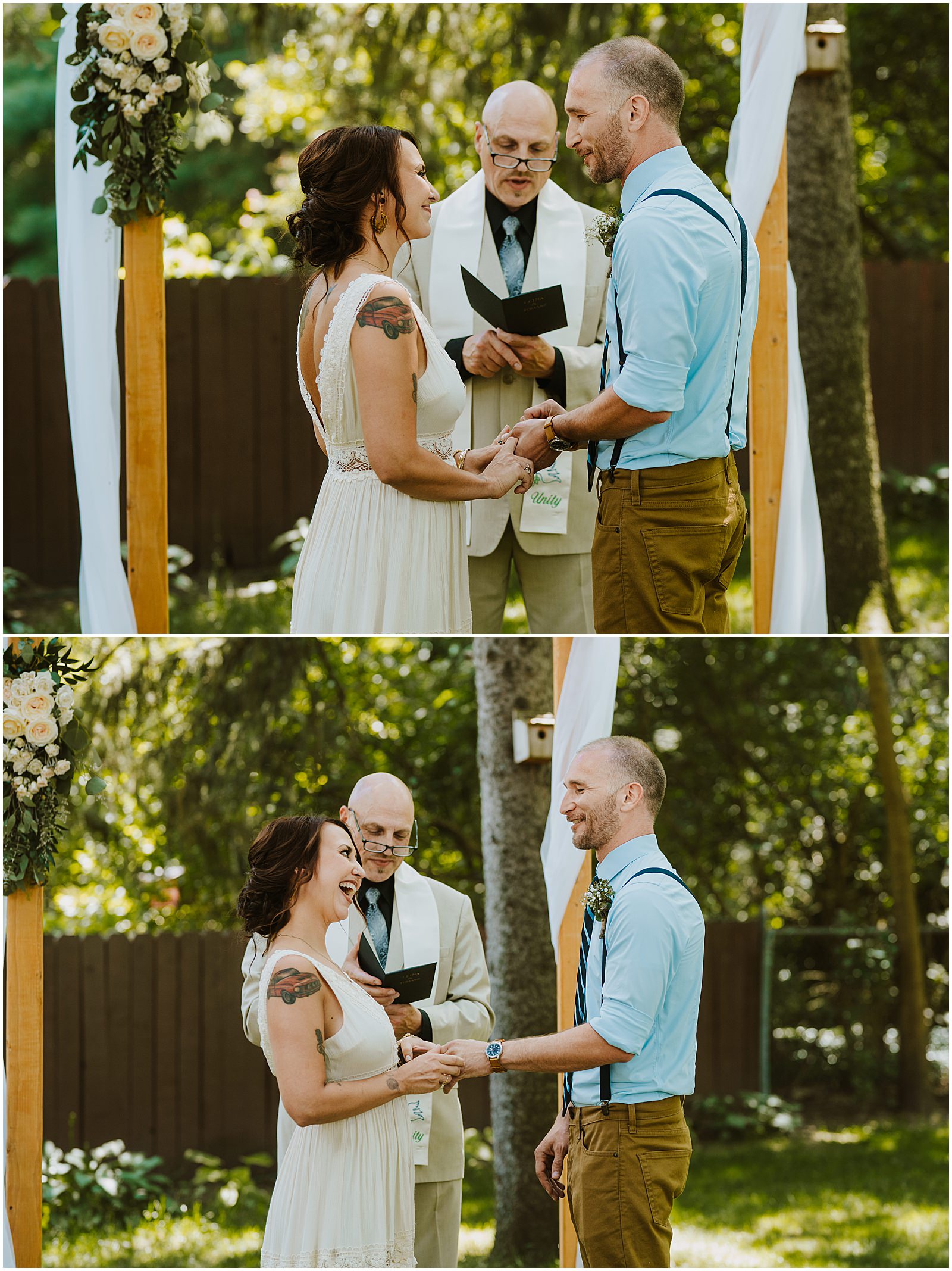 Summer Detroit Backyard Wedding | Madalyn Muncy Photography