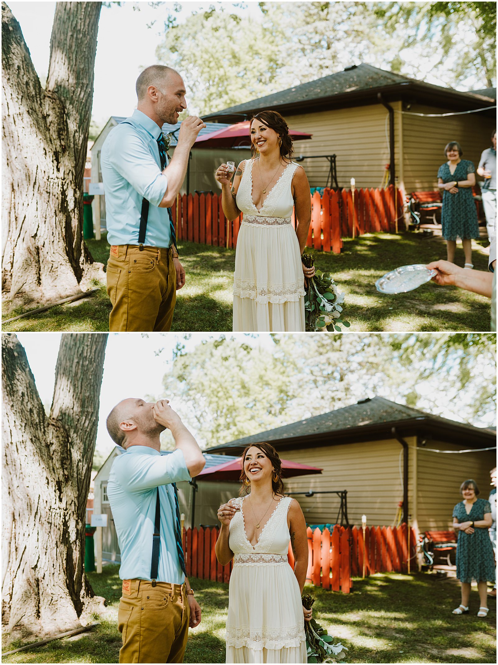 Summer Detroit Backyard Wedding | Madalyn Muncy Photography