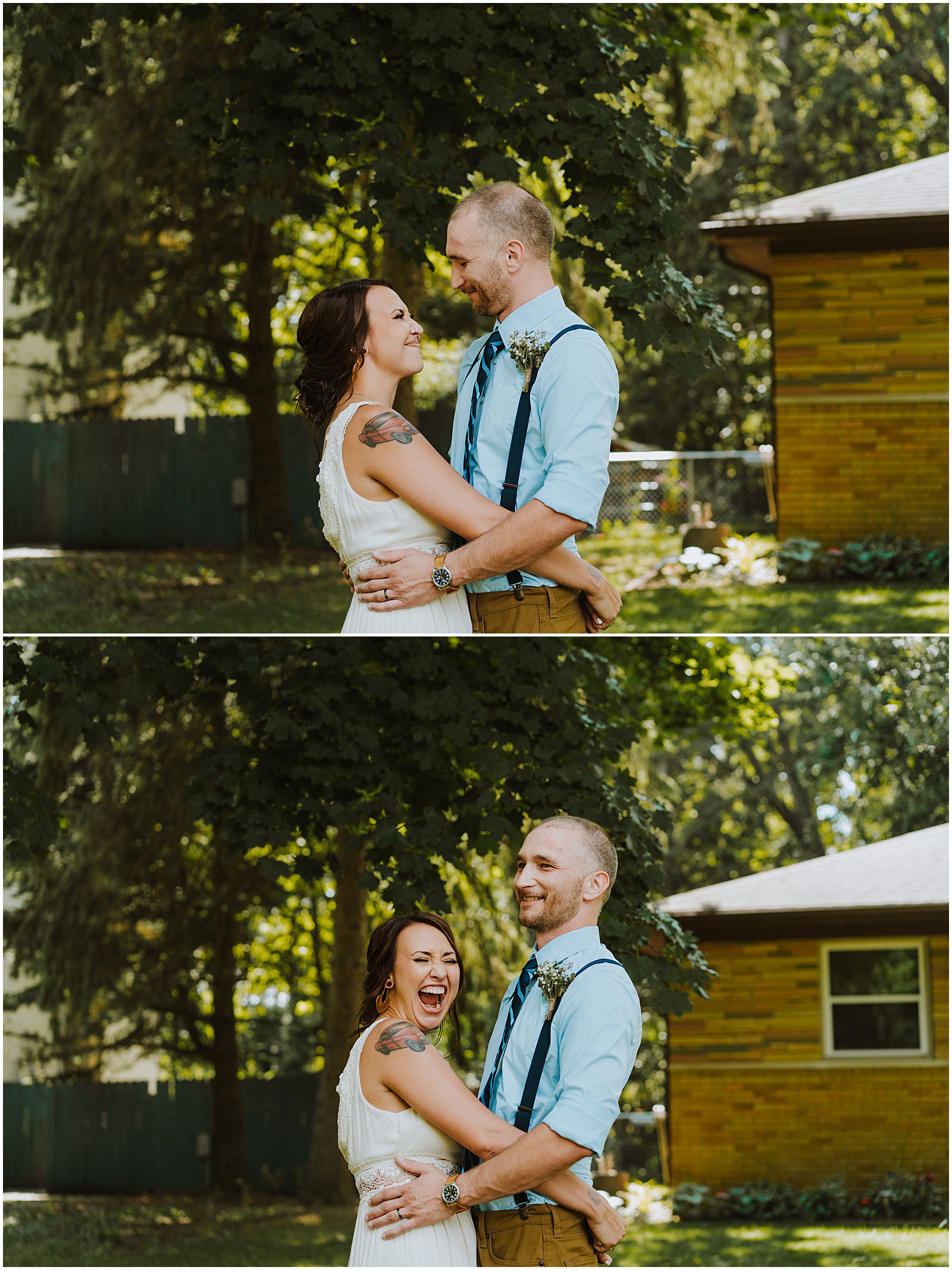 Summer Detroit Backyard Wedding | Madalyn Muncy Photography