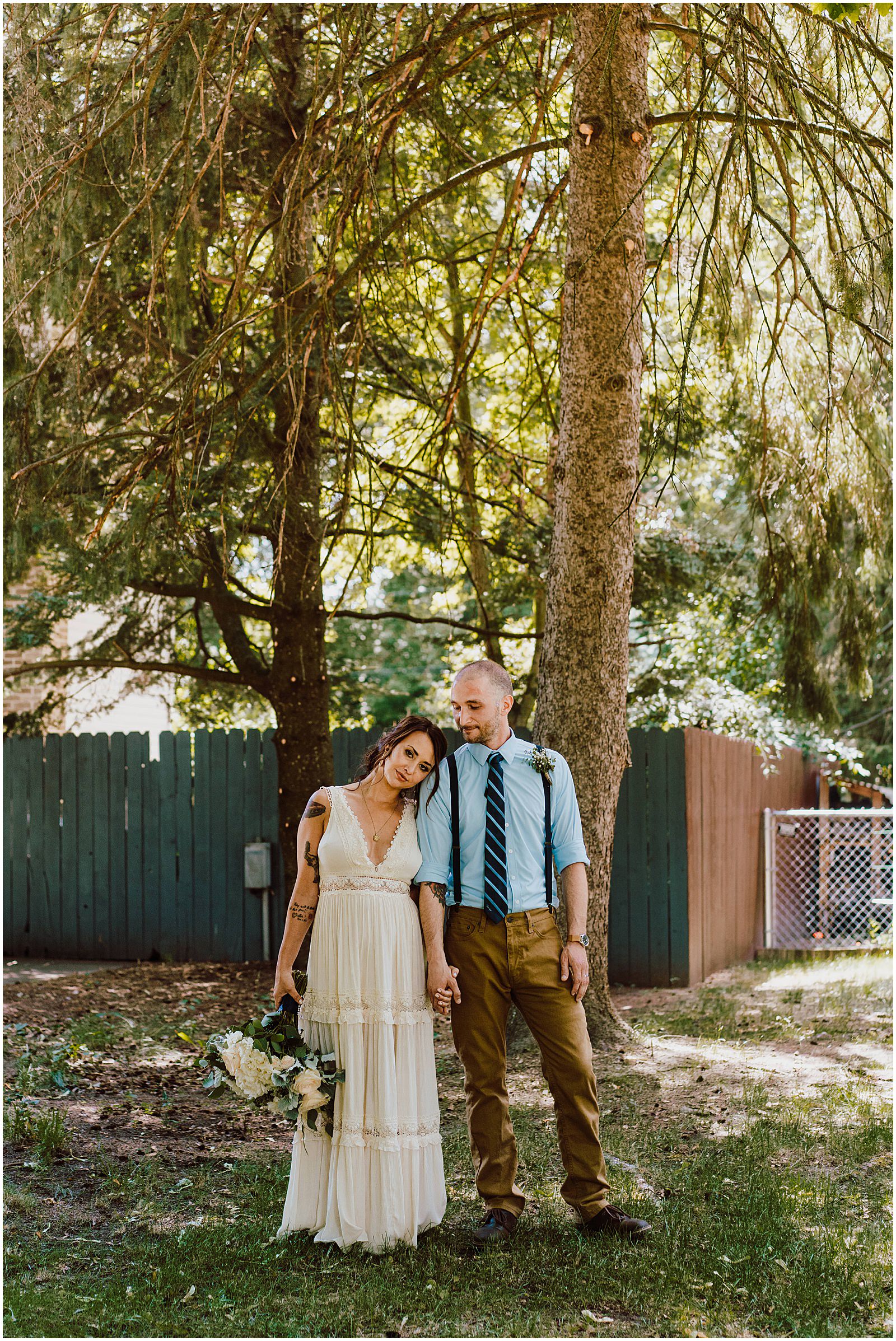 Summer Detroit Backyard Wedding | Madalyn Muncy Photography